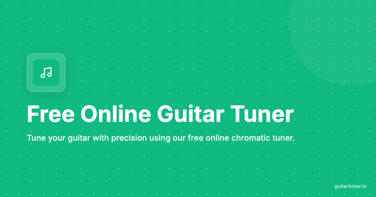 Online Guitar Tuner - Free Guitar Tuning App | GuitarTuner.io